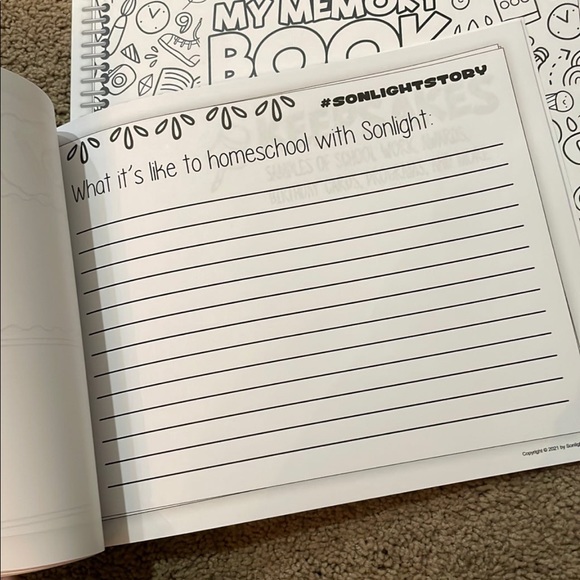 Sonlight | Other | Sonlight Homeschool My Memory Book Set Of 2 | Poshmark